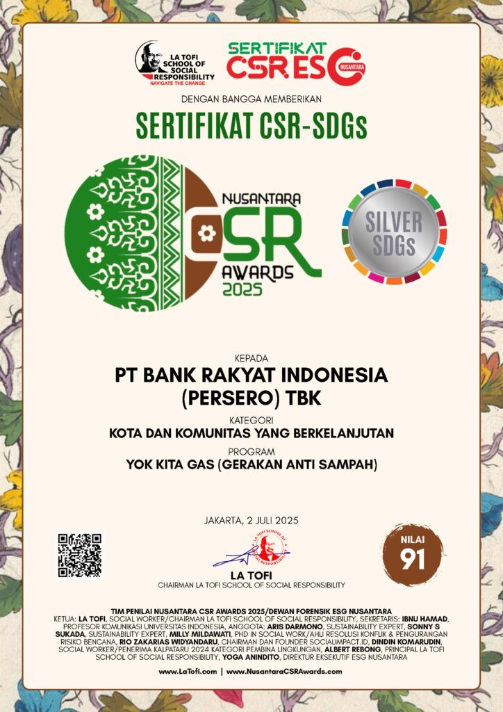 Sertifikat Nusantara CSR Awards 2025 – Nusantara CSR Awards